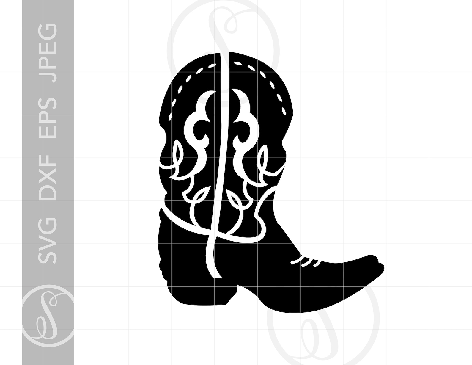 Boot SVG Boot Clipart Boot Silhouette Cut File Boot Svg - Etsy
