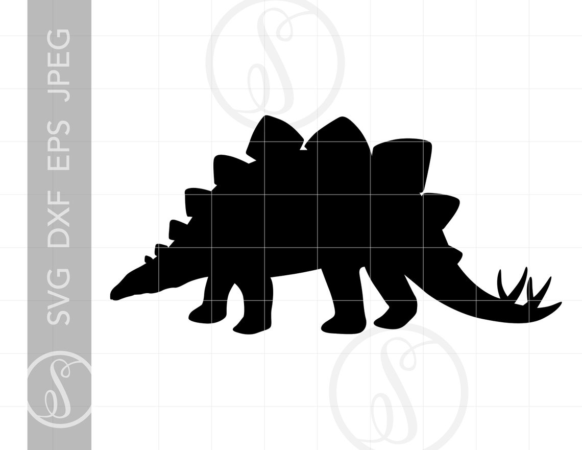 Stegosaurus SVG Stegosaurus Clipart Stegosaurus Silhouette - Etsy