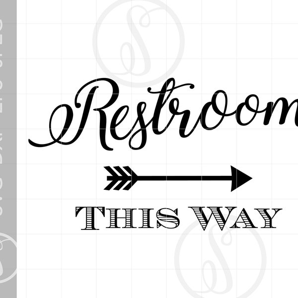 This Way Sign - Etsy