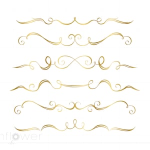 Gold Elegant Headers Art Svg Png Jpg, Gold Header Svg Clipart Downloads ...