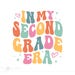 In My Second Grade Era SVG, Groovy Letters 2nd Grade Svg, Teacher Era ...