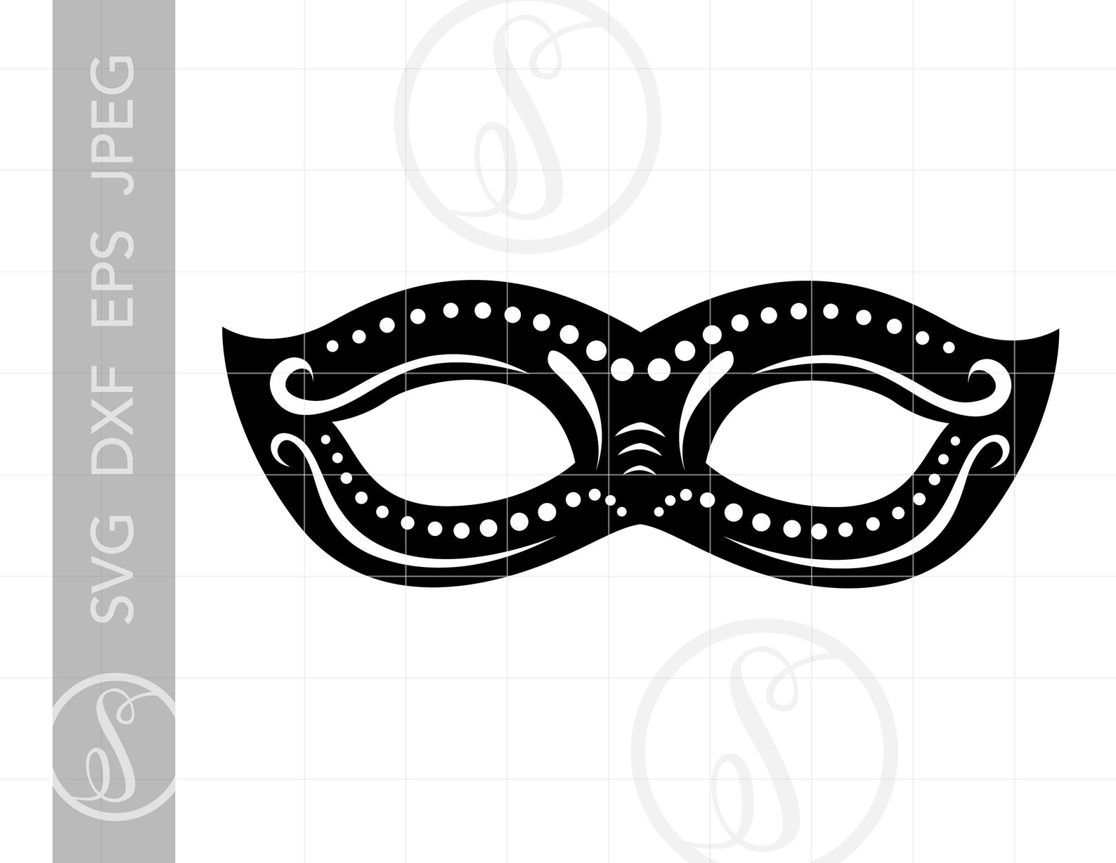 Mask SVG | Mask Clipart Download | Masquerade Mask Silhouette Cut File ...