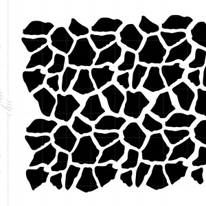 Giraffe Spots SVG Giraffe Pattern Download Giraffe Spots Silhouette Cut ...