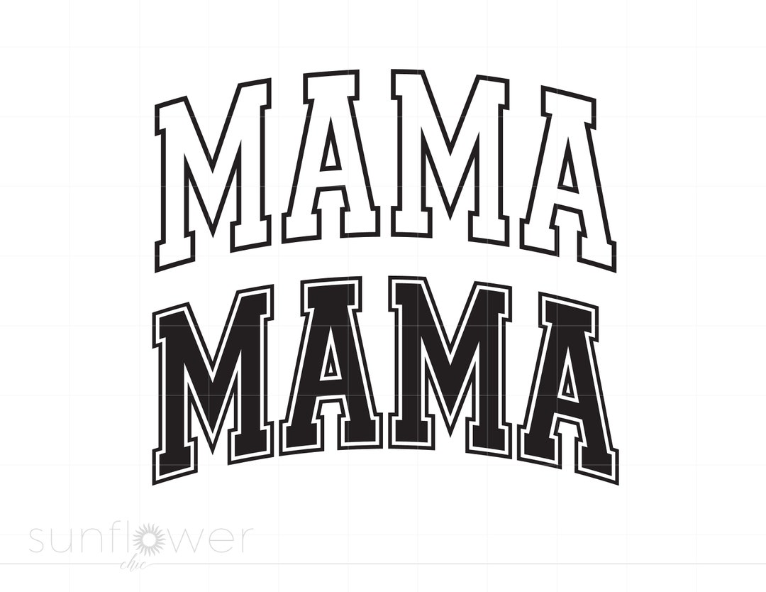 Mama Svg, Mom Svg, Varsity Mama Svg, Gift for Mom Svg, Mama T Shirt ...