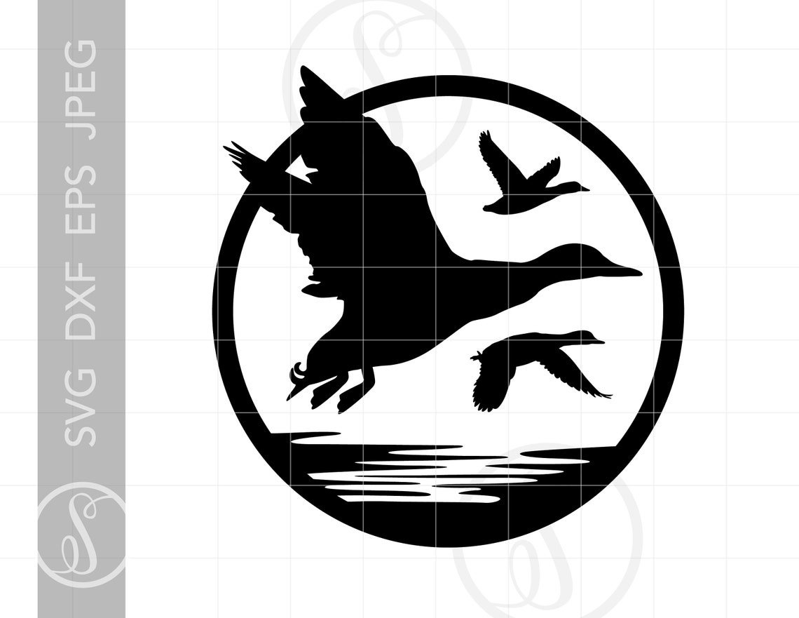 Flying Ducks Design SVG Ducks Silhouette Download Cut File | Etsy