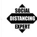 Social Distancing Expert SVG Clipart | Social Distancing Expert ...