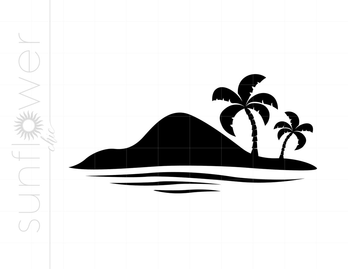 Island SVG Island Clipart Island Cut File for Cricut - Etsy UK