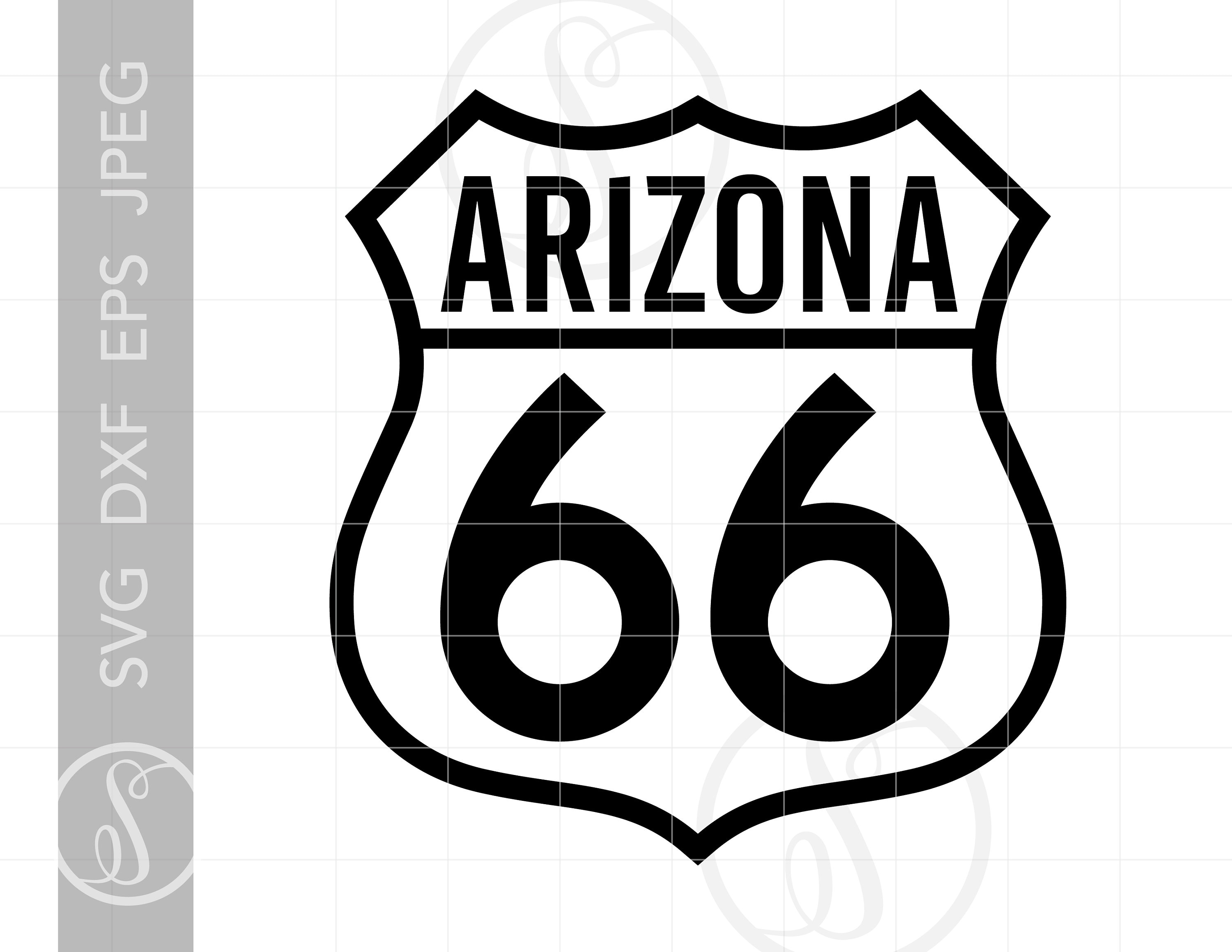 Arizona 66 Sign SVG Arizona 66 Sign Clipart Arizona 66 - Etsy UK