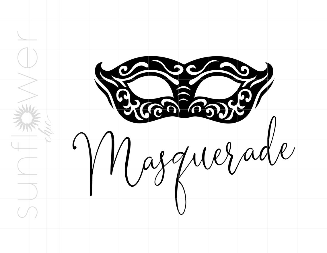 Masquerade SVG Masquerade Party Svg Masquerade Party Sign - Etsy