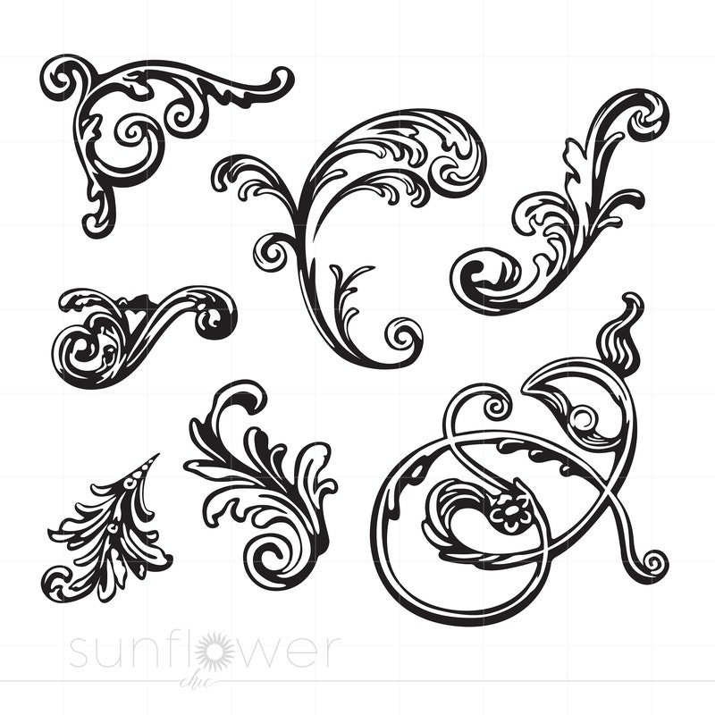 Filigree Frames - Etsy