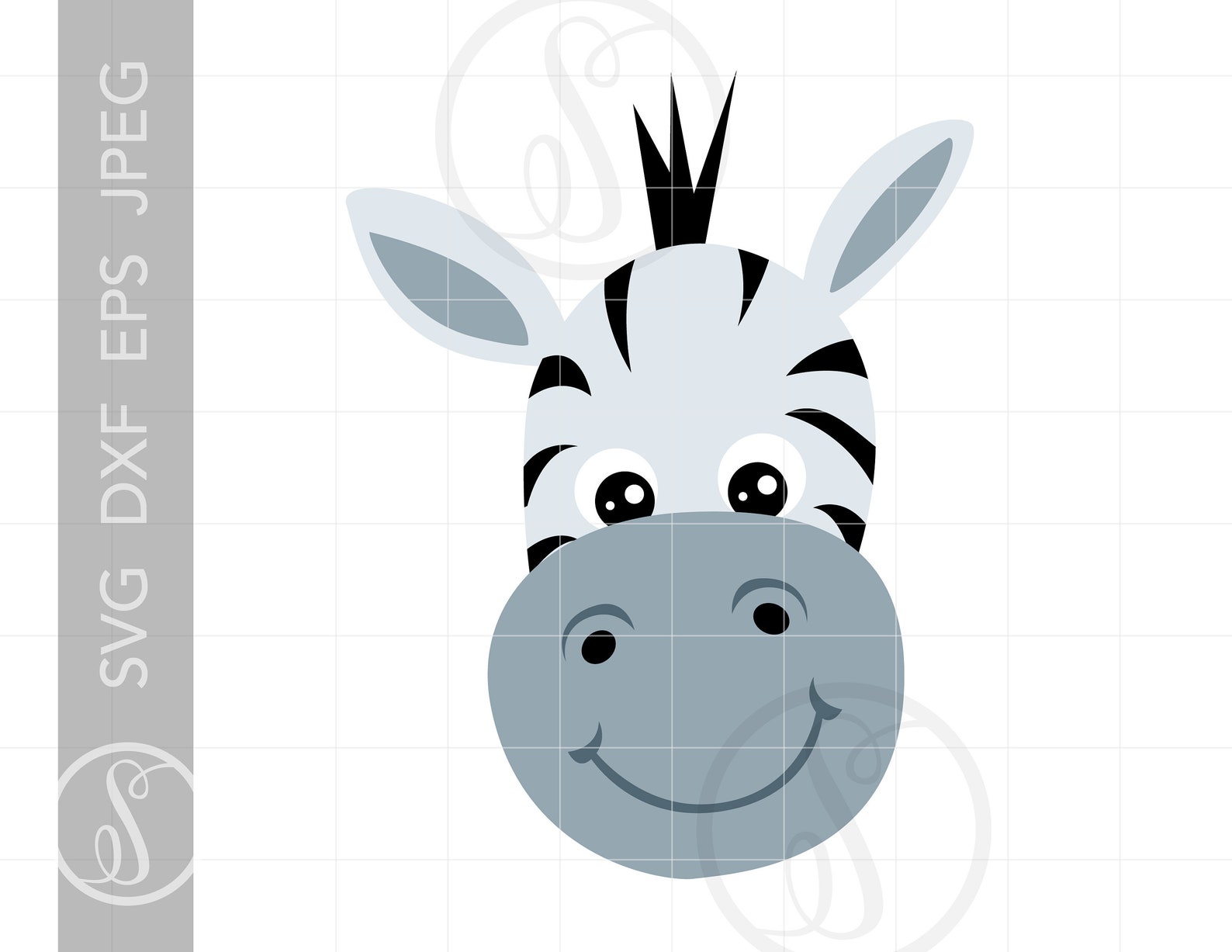 Zebra SVG Zebra Clipart Zebra Cut File for Cricut Baby - Etsy