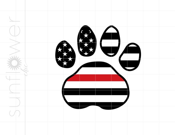Firefighter Dog Svg Fire Dept K-9 Dog Svg Cut Files - Etsy