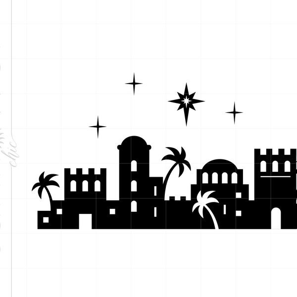 Town of Bethlehem Svg - Etsy