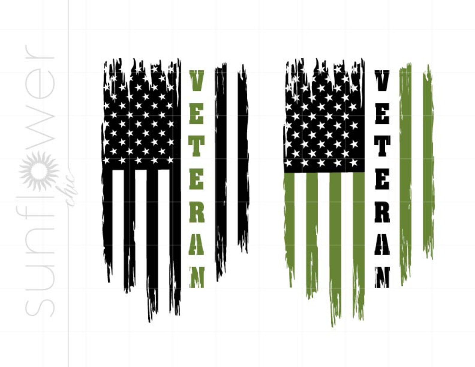 Military Veteran Flag Svg Distressed American Flag Svg - Etsy