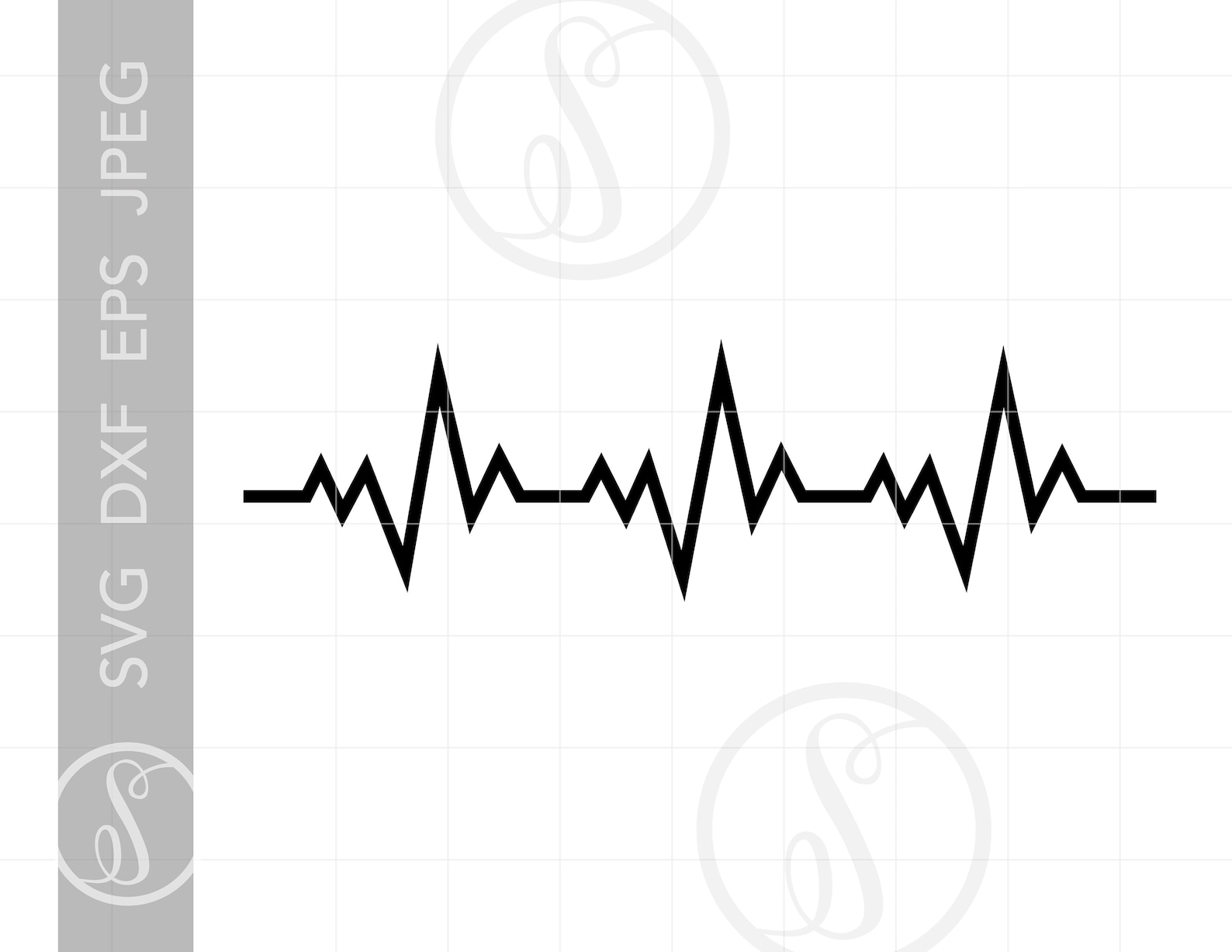 Heartbeat Ekg SVG Heartbeat Ekg Clipart Heartbeat Ekg Cut | Etsy