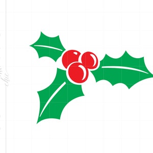 Christmas Holly SVG | Christmas Holly Cut File | Christmas Holly ...