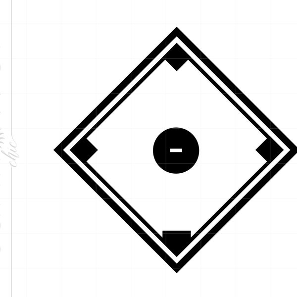 Baseball Diamond Svg - Etsy