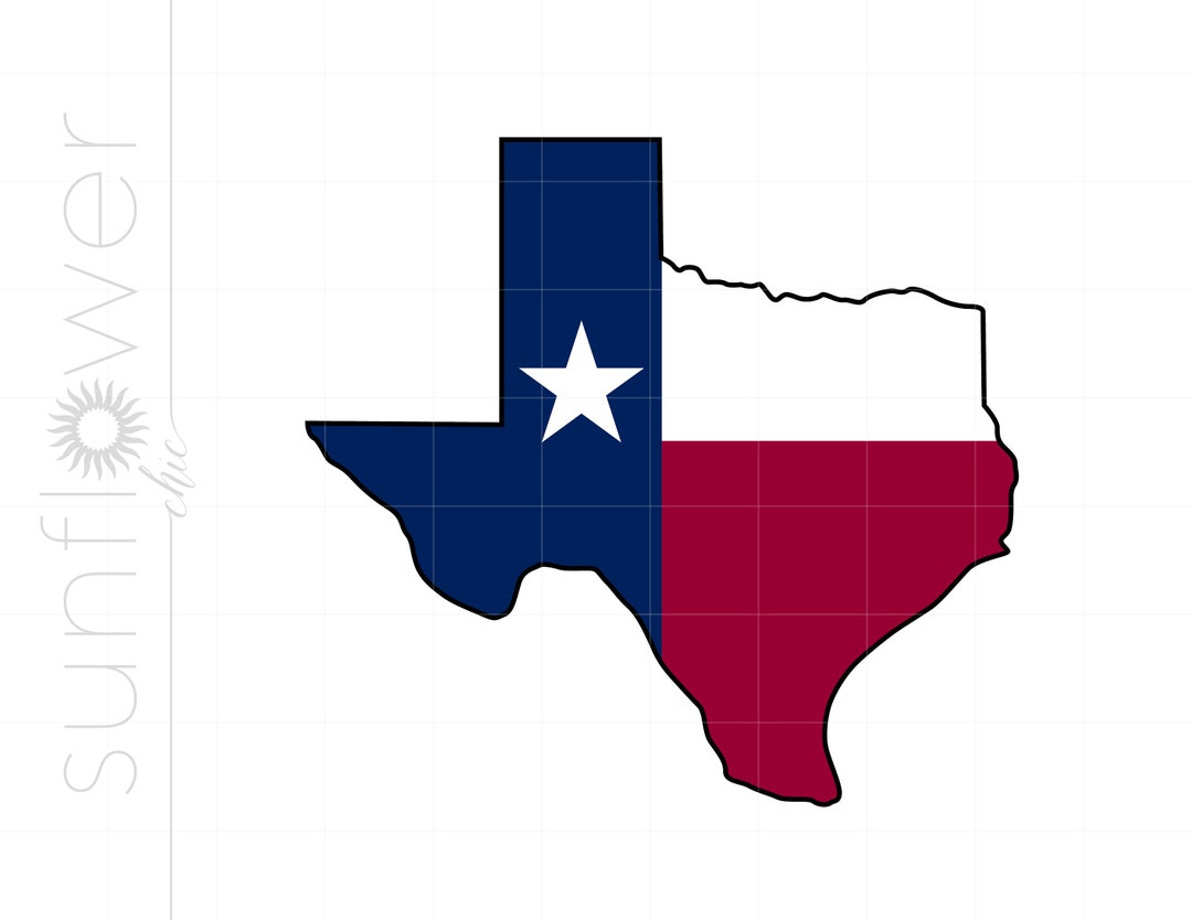 Texas SVG | Texas Flag Clipart | Texas Flag Svg Cut File for Cricut ...