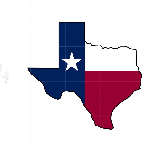 Texas SVG Texas Flag Clipart Texas Flag Svg Cut File for - Etsy