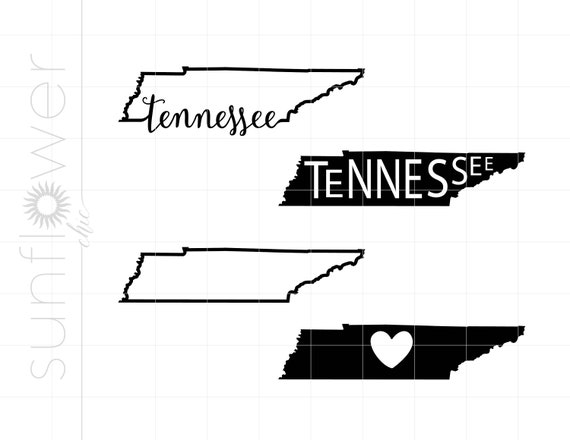 Tennessee SVG Bundle Tennessee Outline Svg File Tennessee - Etsy