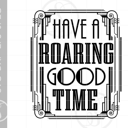 Speakeasy VIP SVG Download Art Deco Gatsby Party Sign Cut - Etsy