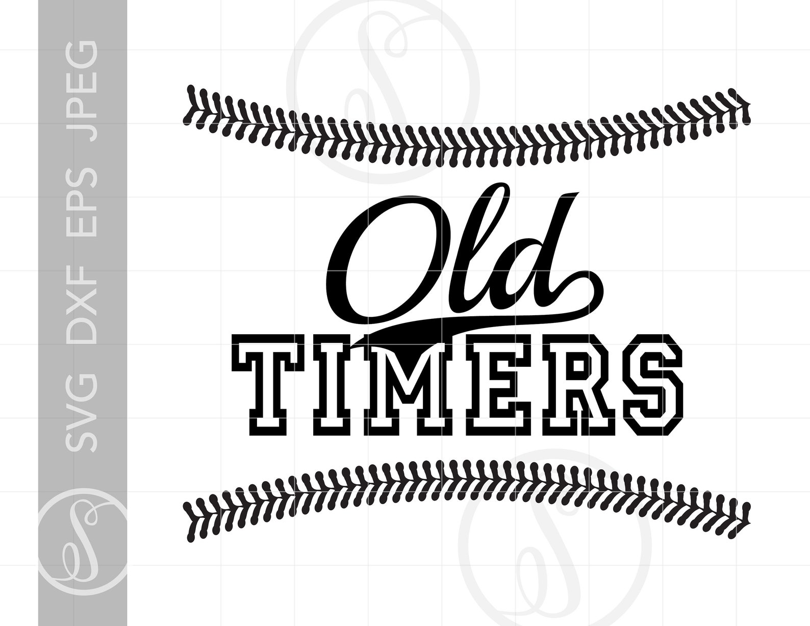 Baseball Svg Cut Files Baseball Old Timers Svg Sign Art | Etsy