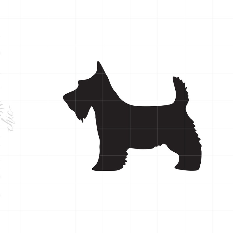 Scottie Dog Silhouette - Etsy