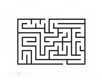 Maze SVG File CNC Project Handheld Maze CNC File - Etsy Canada