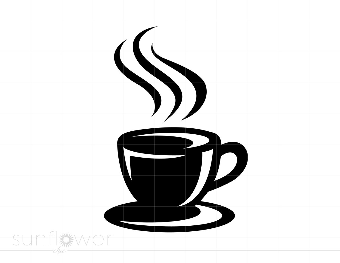 Coffee Mug SVG | Coffee Mug Clipart | Coffee Mug Silhouette Cut File ...
