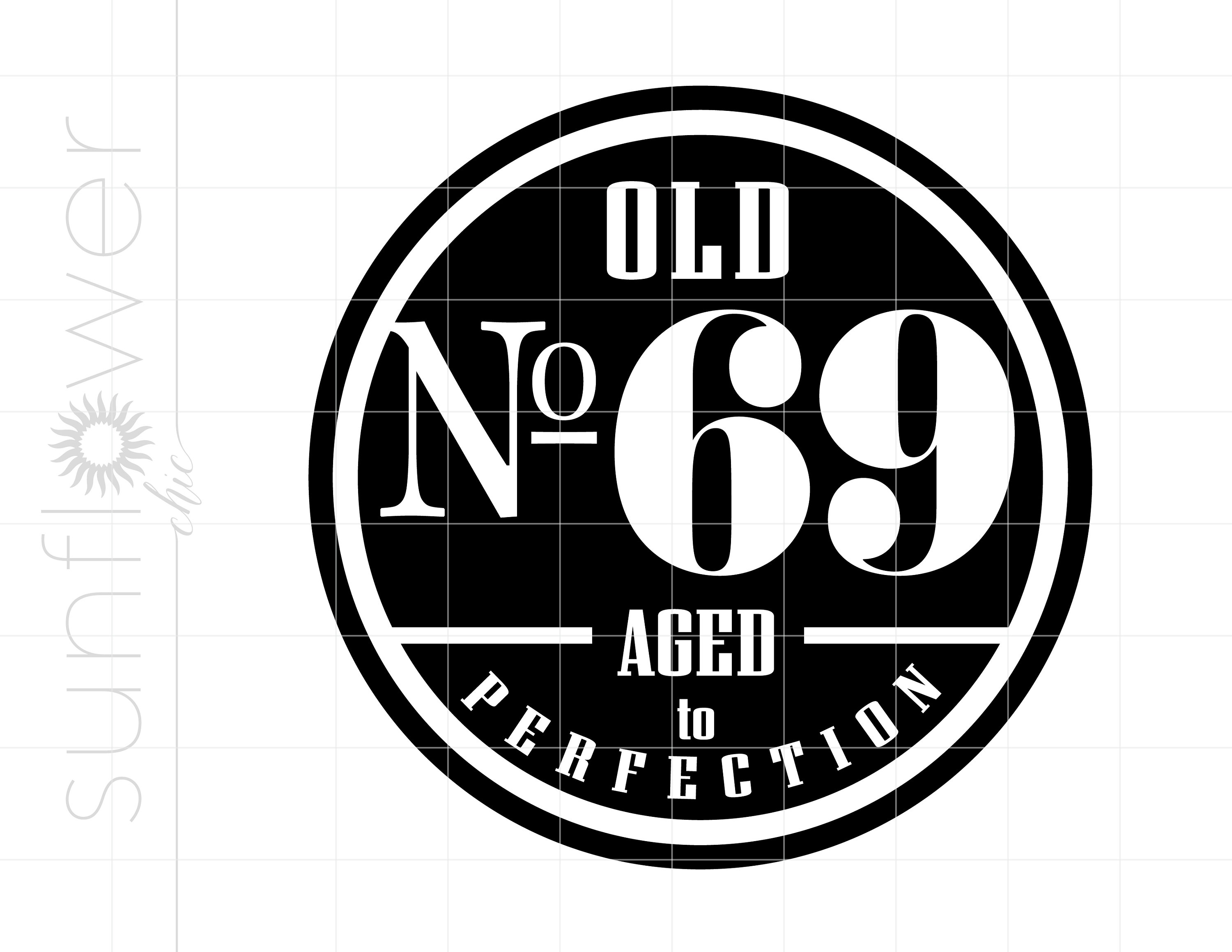 Old Number 69 SVG Clipart 69th Cut File for Cricut Old No. - Etsy Israel