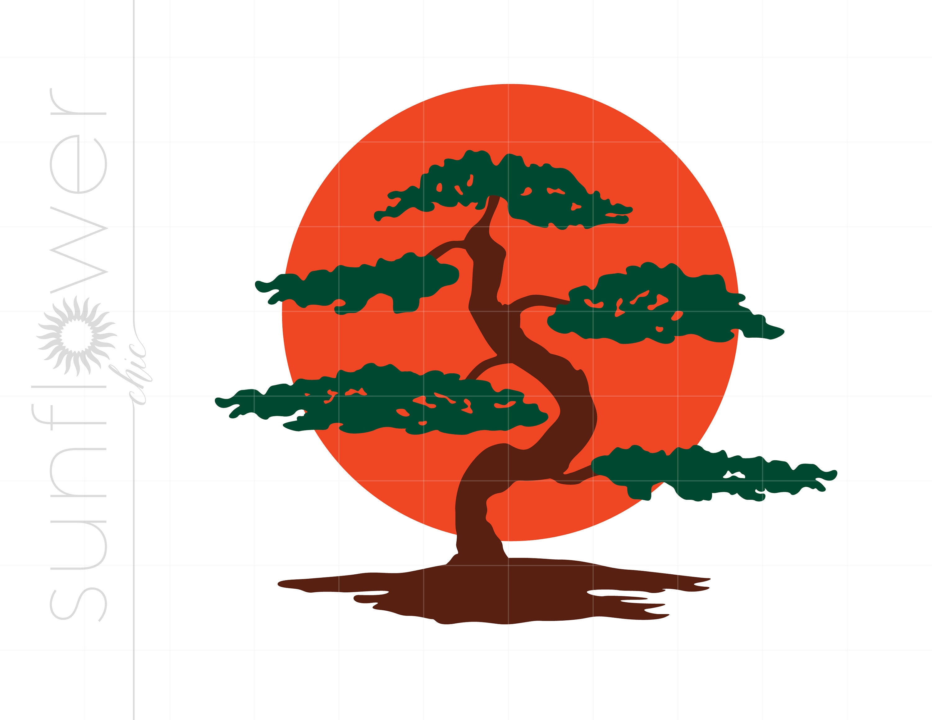 The Karate Kid Bonsai Logo Miyagi Do Karate Logo Etsy UK