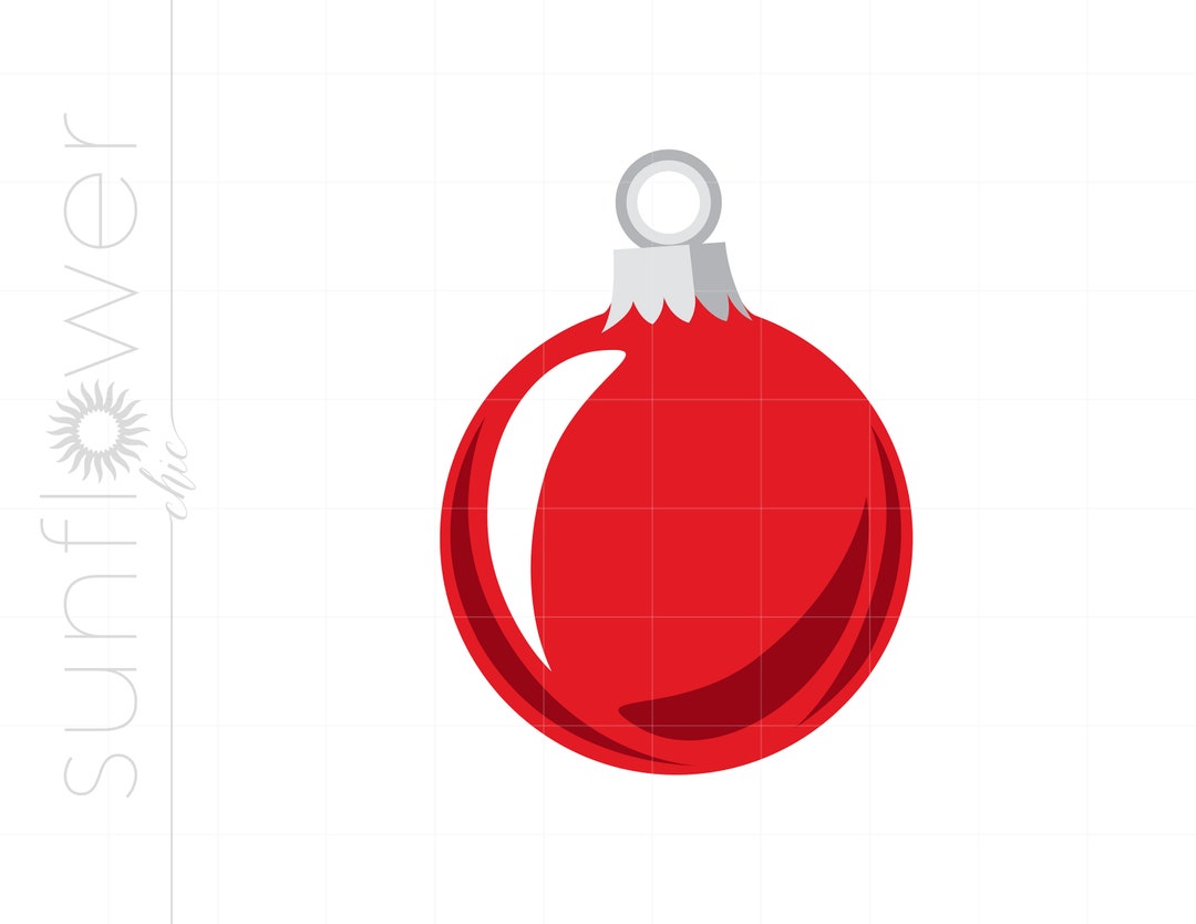 Christmas Ornament SVG | Vector Ornament Clipart | Ornament Silhouette ...