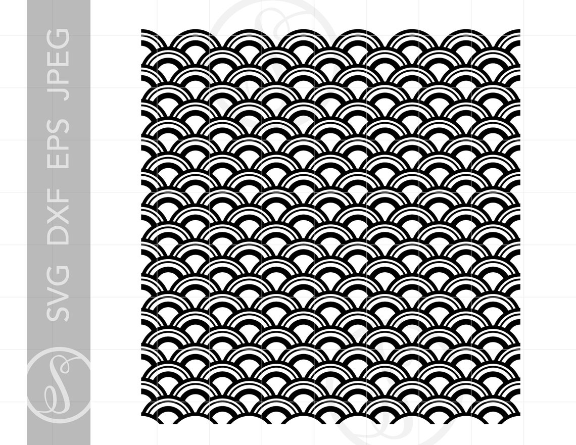 Art Deco Arch Pattern SVG Download | Art Deco Arch Pattern Silhouette ...