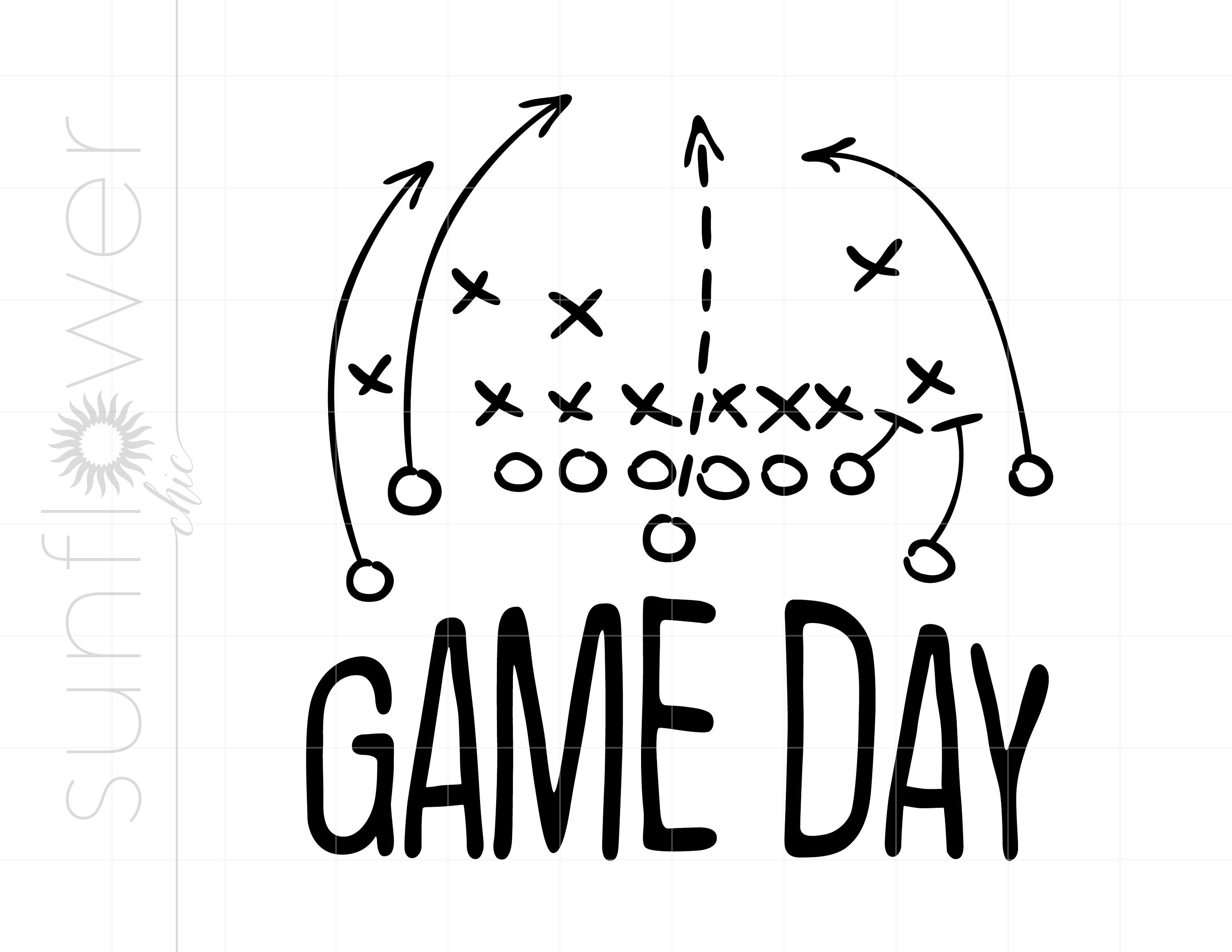 Football Svg Game Day Svg Football Game Day Cricut - Etsy