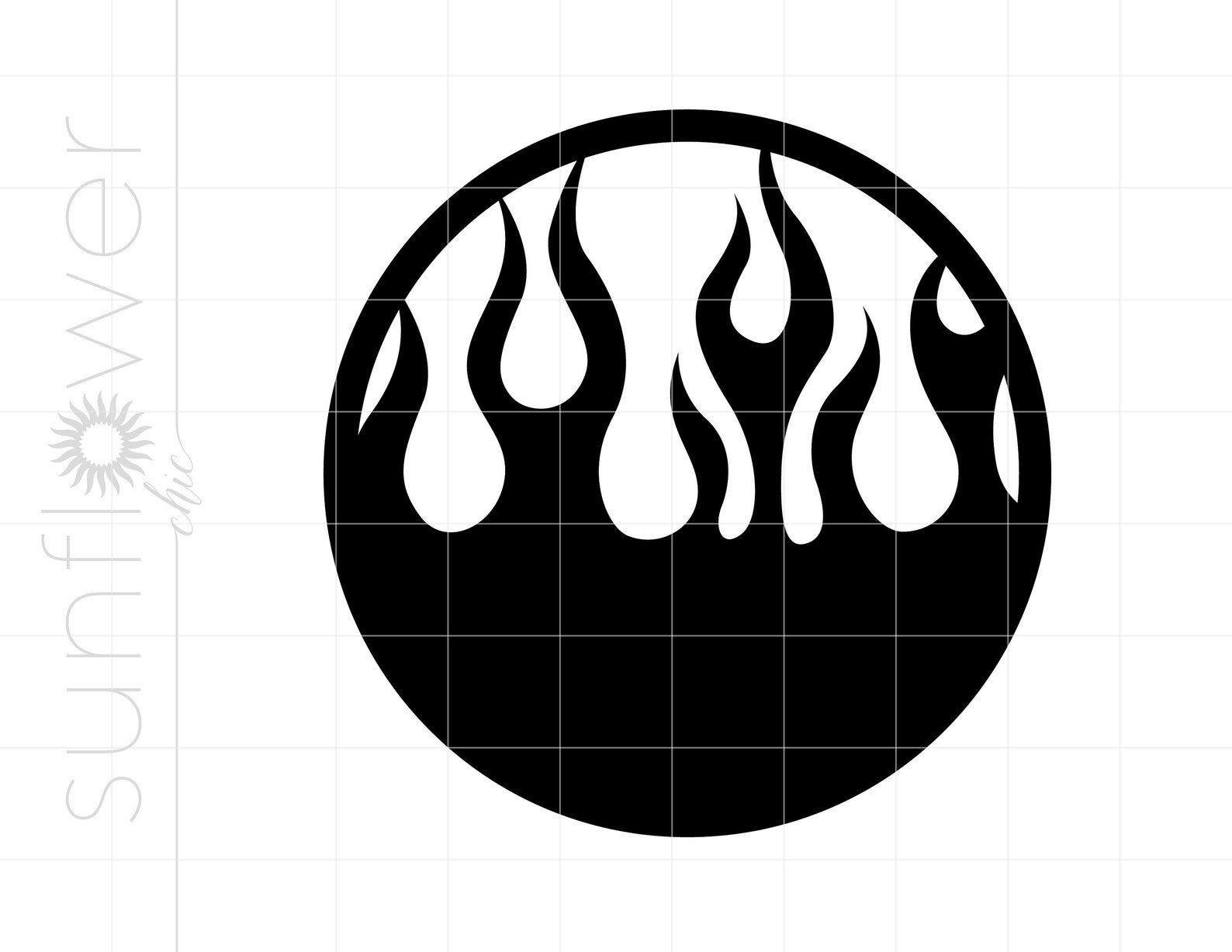 Fire Flames Template Design SVG Fire Flames Silhouette - Etsy