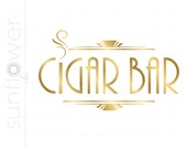 Gold Art Deco Cigar Bar Svg Art Gold Gatsby Cigar Bar Print - Etsy