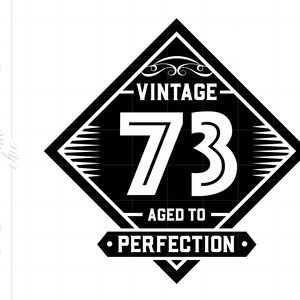 Buy 73 SVG Clipart Vintage 73 Cut File for Cricut Vintage 73 Online in ...