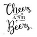 Cheers and Beers Svg Sign Art, Bar Sign Svg File, Wedding Party Sign ...