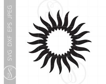 Sundial Svg File - Etsy