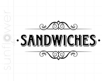 Sandwich Bar Sign - Etsy