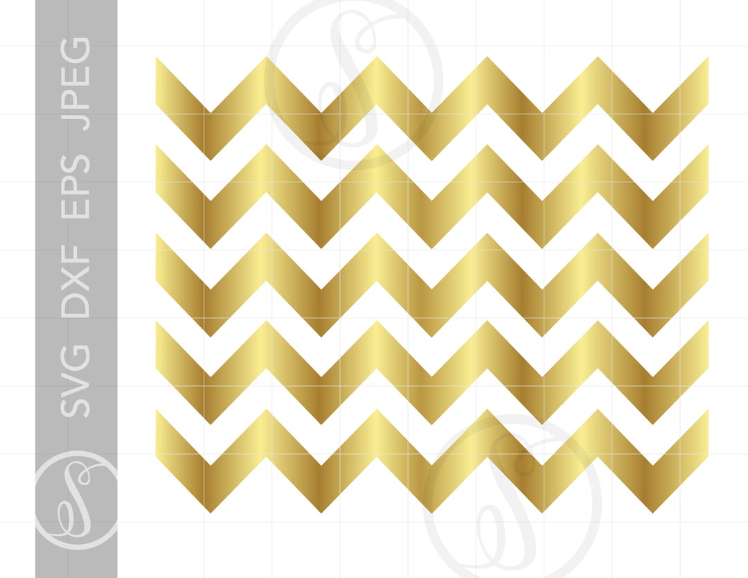 Gold Chevron SVG Gold Chevron Pattern Download Chevron - Etsy