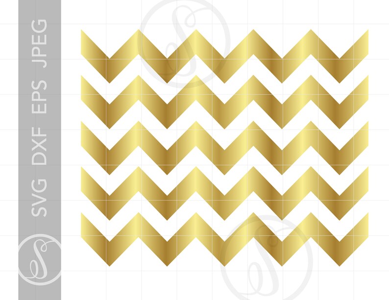Gold Chevron SVG Gold Chevron Pattern Download Chevron - Etsy