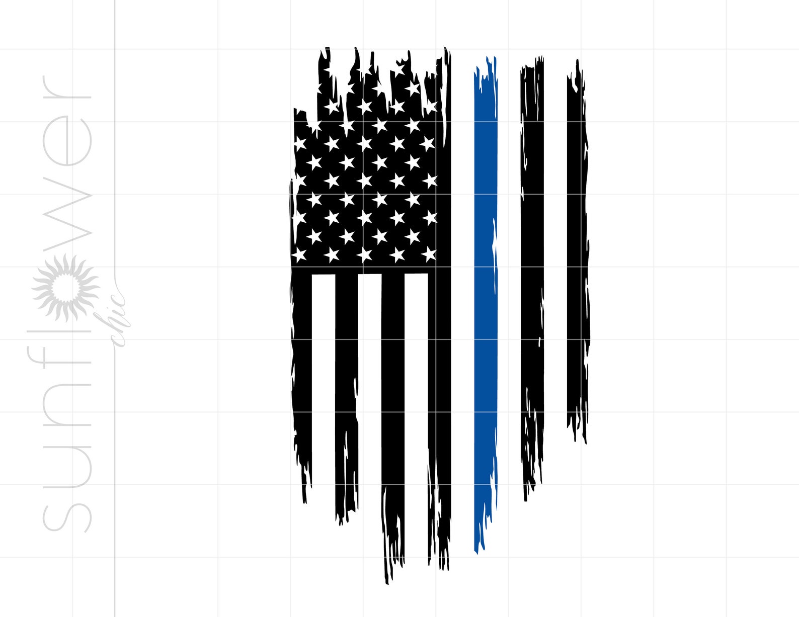 Police Flag Svg | Policeman Flag Svg Cut Files | Distressed Police ...