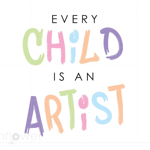 Every Child is an Artist - Etsy