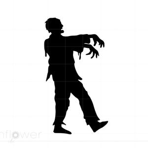 Halloween Zombie Svg Clipart, Walking Zombie Svg Jpg Png Cricut ...