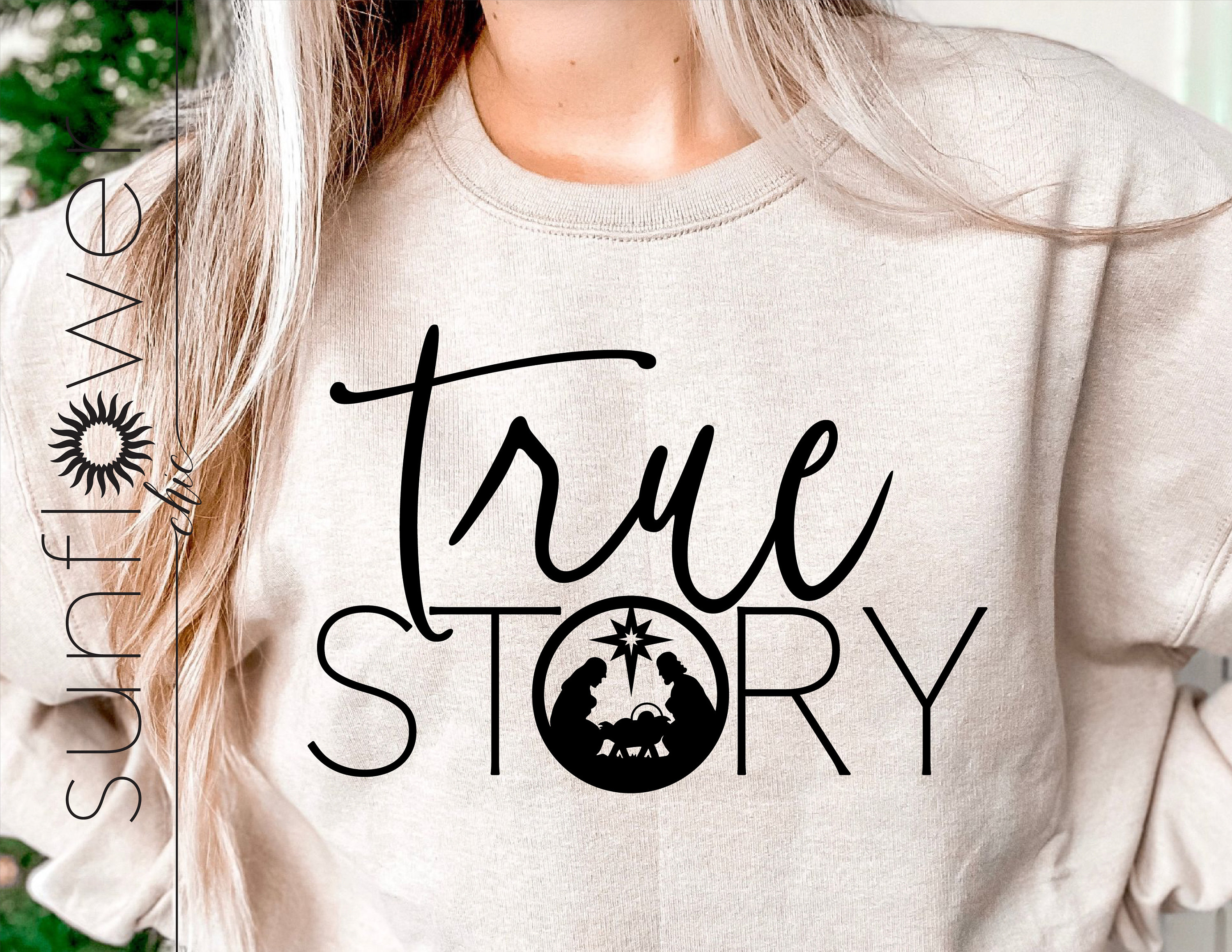 True Story SVG Nativity Svg Cut File True Story Nativity - Etsy