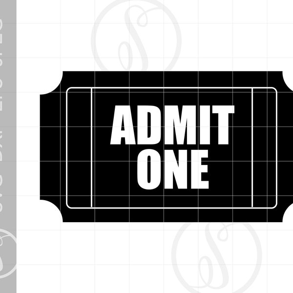Ticket Clipart Svg - Etsy