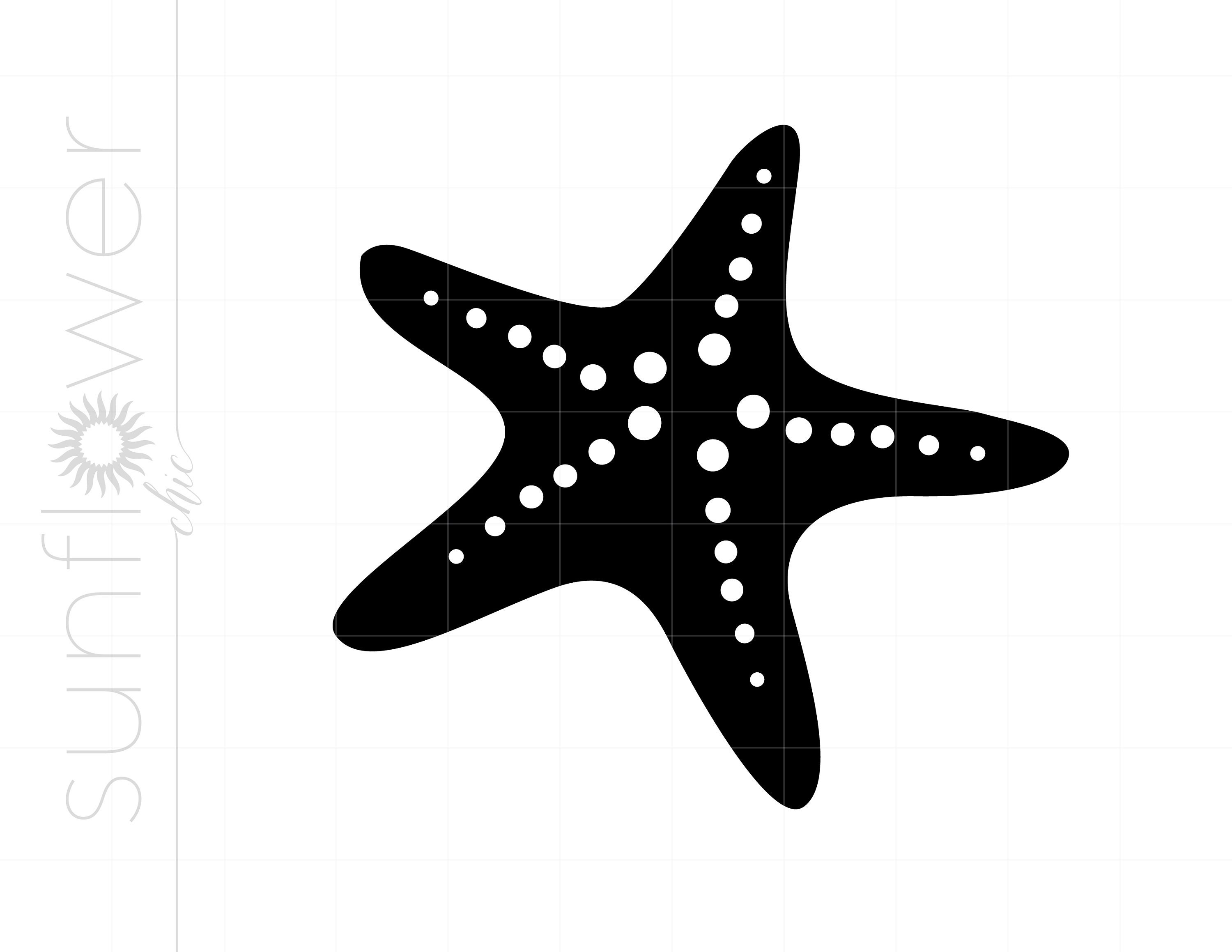 Starfish SVG / Tropical Starfish Clipart / Starfish Cut File - Etsy España