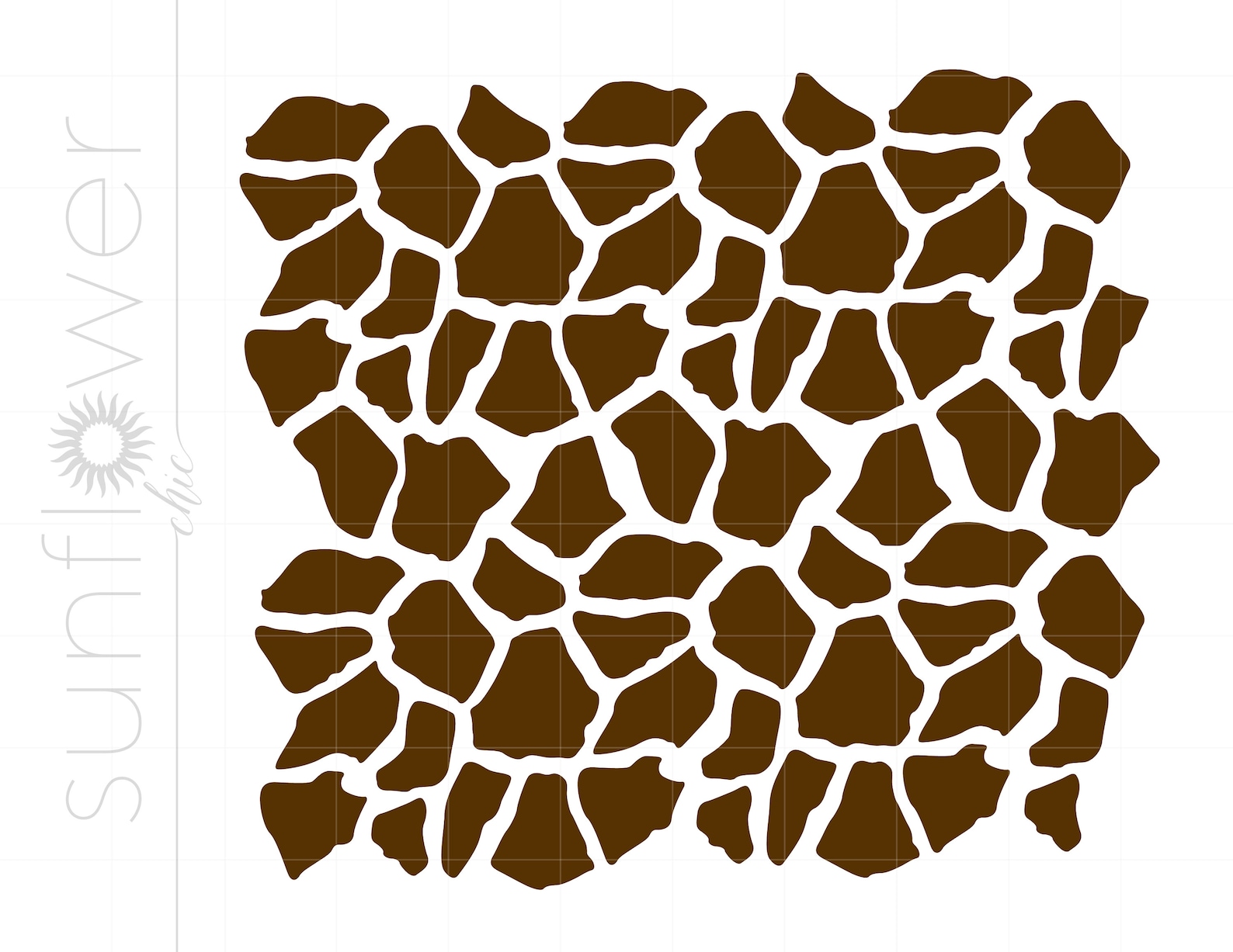 Giraffe Spots SVG | Giraffe Pattern Download | Giraffe Spots Silhouette ...