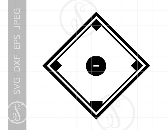 Clip Art & Image Files Scrapbooking JPG SVG Eps Baseball Diamond Field ...